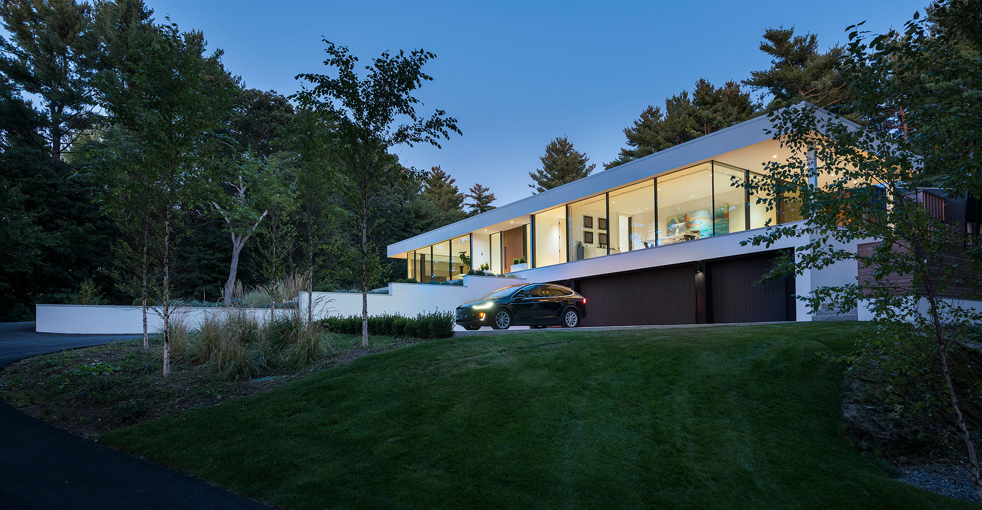 Modern House Reinvented in MetroWest Boston - Flavin Architects
