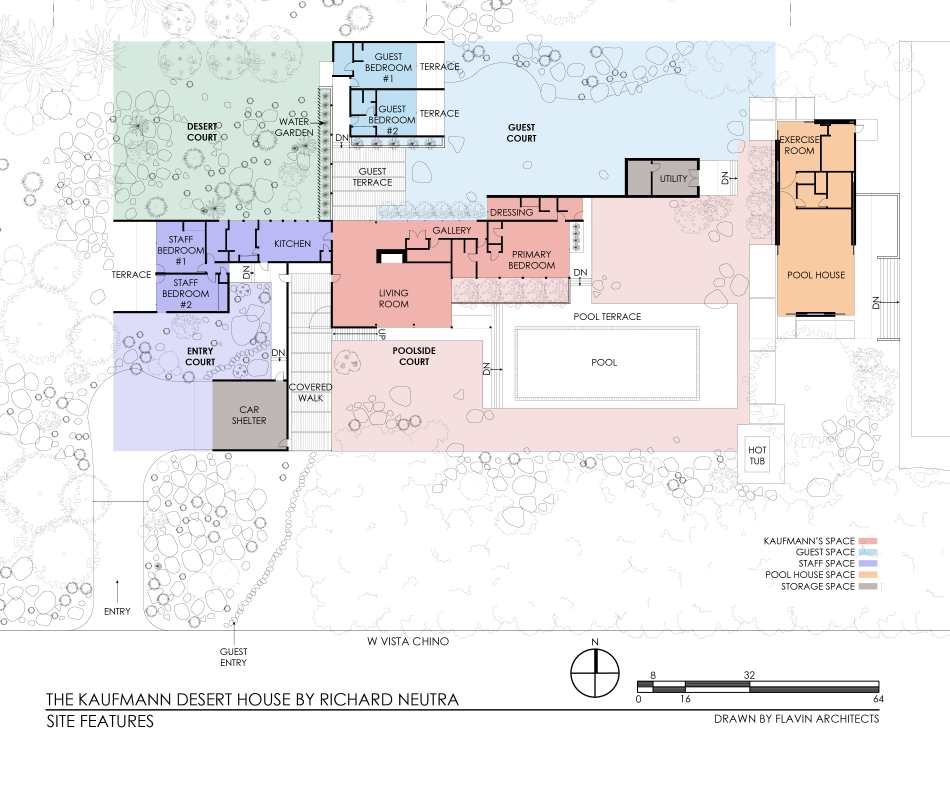 Tour Richard Neutra’s Iconic Kaufmann Desert House Gardens - Flavin ...